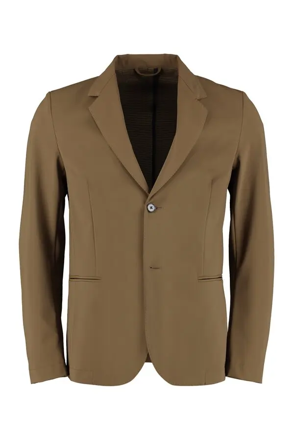 THE ALPHABET The Single-breasted Two-button Jacket - Brown