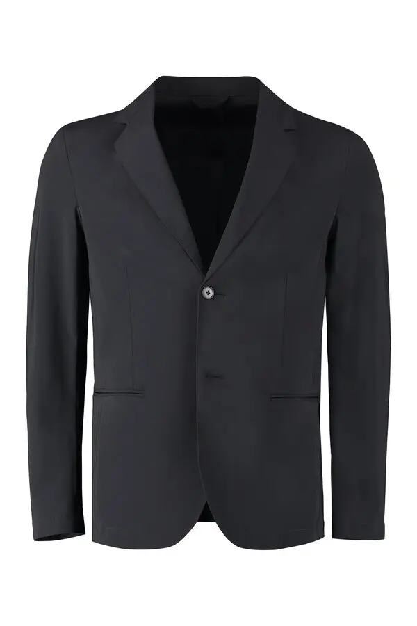 THE ALPHABET Single-breasted Two-button Jacket - Black