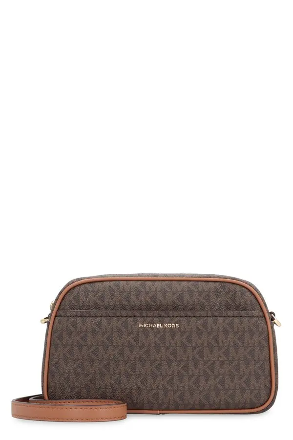 Michael Kors Jet Set Coated Canvas Mini Camera Handbag
