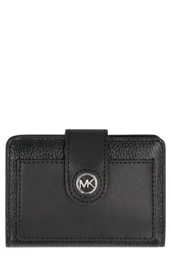Michael Kors Pebbled Leather Mini Mercer Wallet