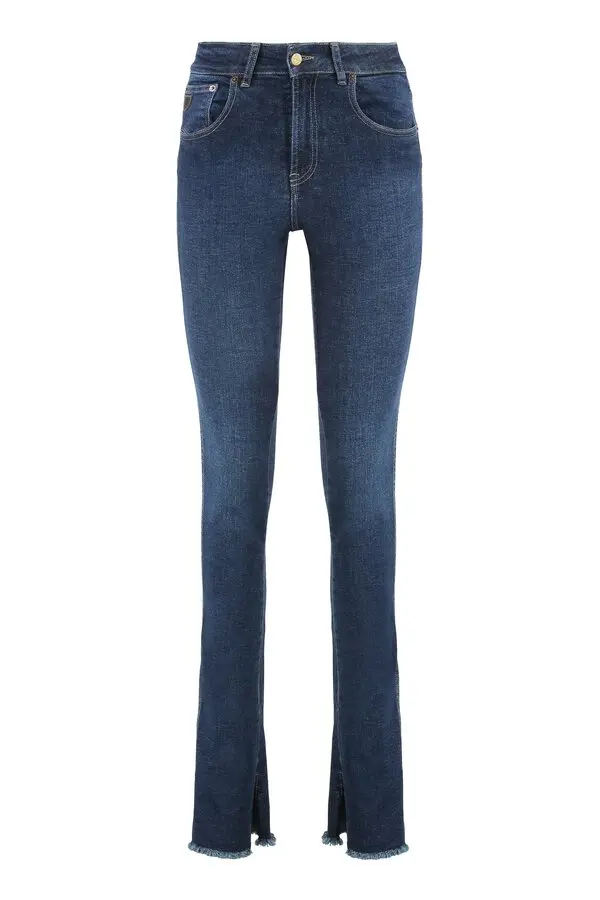 LOIS Triana Mid-rise Flared Denim Jeans With 5 Pockets - Blue