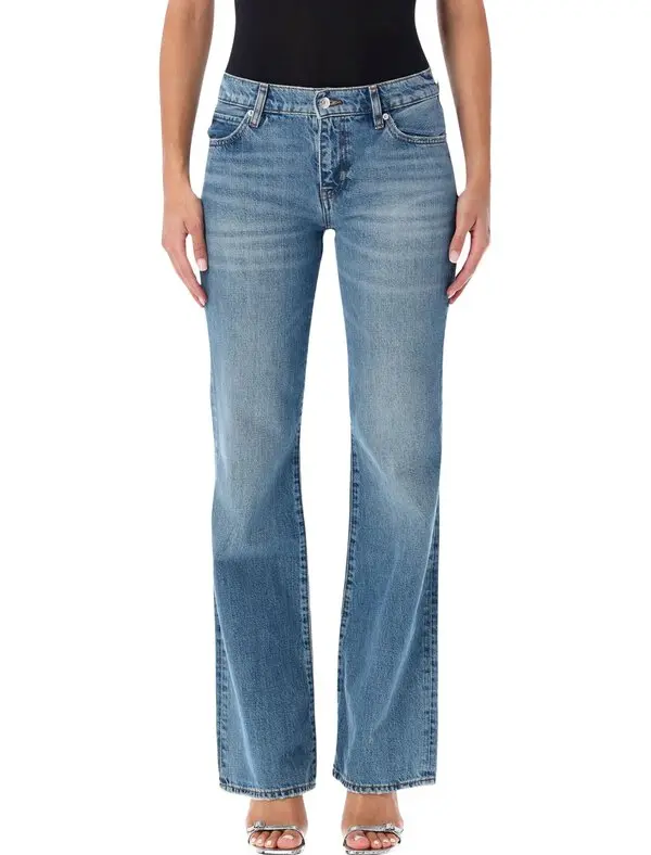 FRAME High-rise Straight-leg Jeans