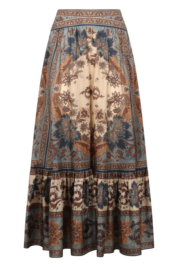 Zimmermann Ascension Silk Mini Skirt
