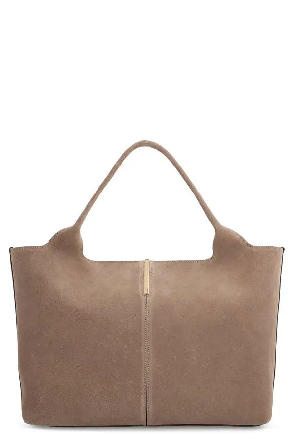 TOD`S Tod's Medium-small Suede Shopping Handbag