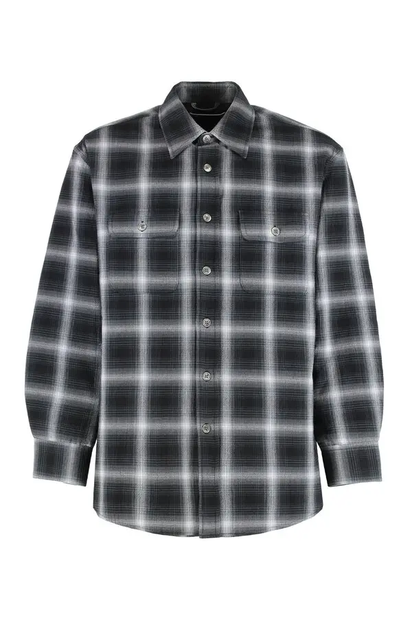 Our Legacy Check Cotton Long-sleeve Shirt