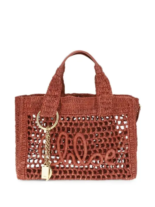 Chloé Raffia Tote Bag - Gingerred