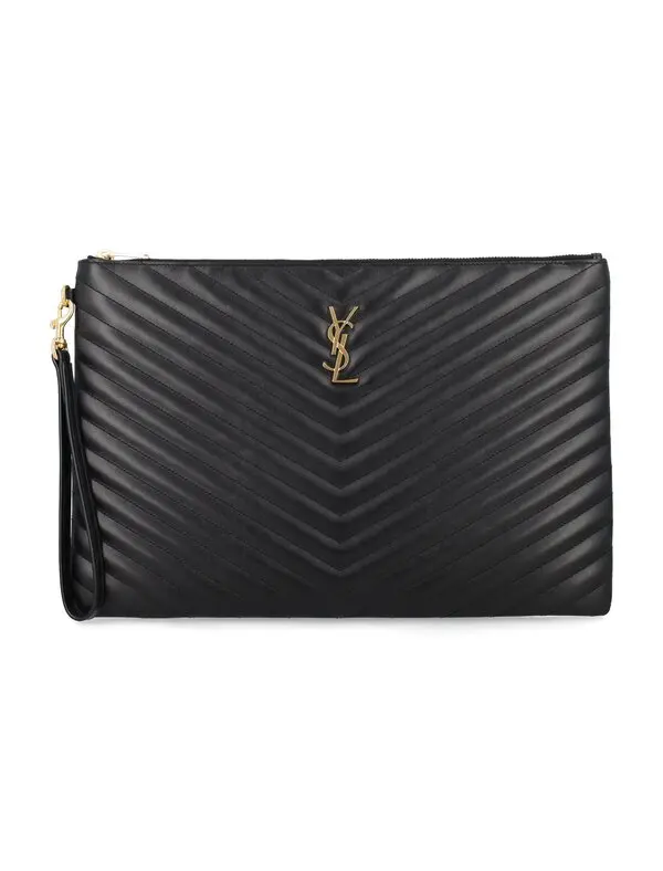Saint Laurent 100% Leather Mini Bag With Sleek Design - Nero