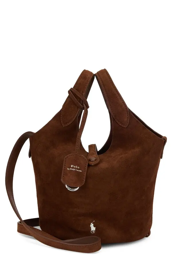 Polo Ralph Lauren Leather Shoulder Handbag
