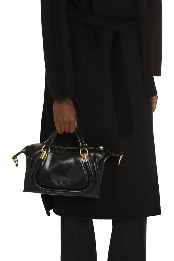 Chloé Paraty 24 Piccola Mini Leather Shoulder Handbag