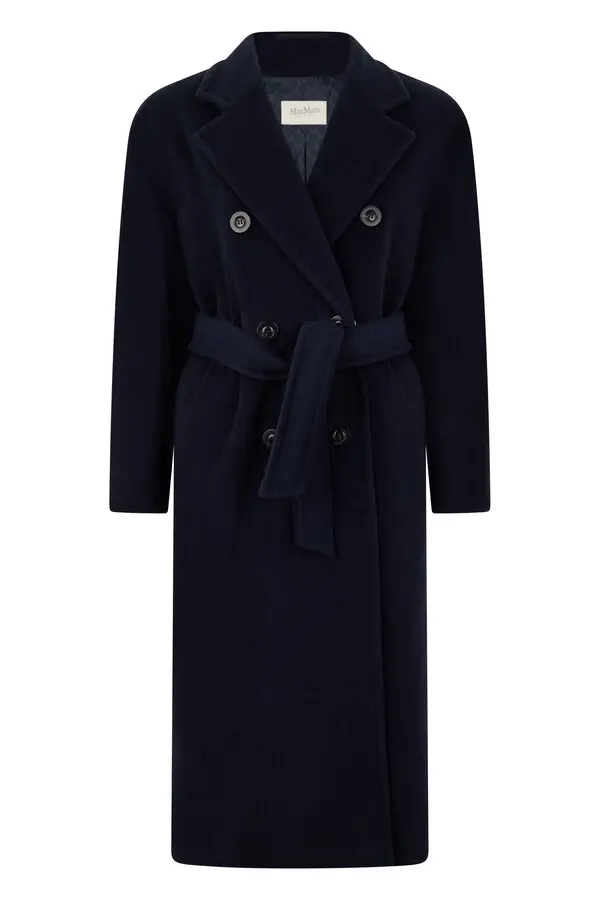 Max Mara Classic Wool- Cashmere Jacket With Collar And Belt