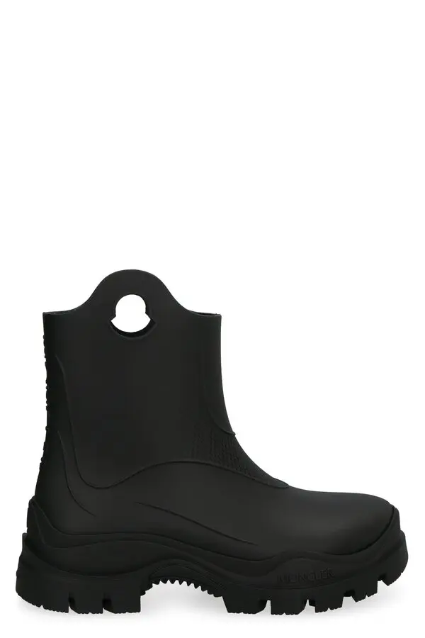 Moncler Misty Cut-out Rain Boots For - Black