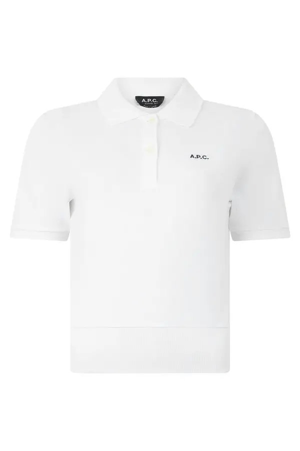 A.p.c. Organic Cotton Short-sleeve Polo Shirt