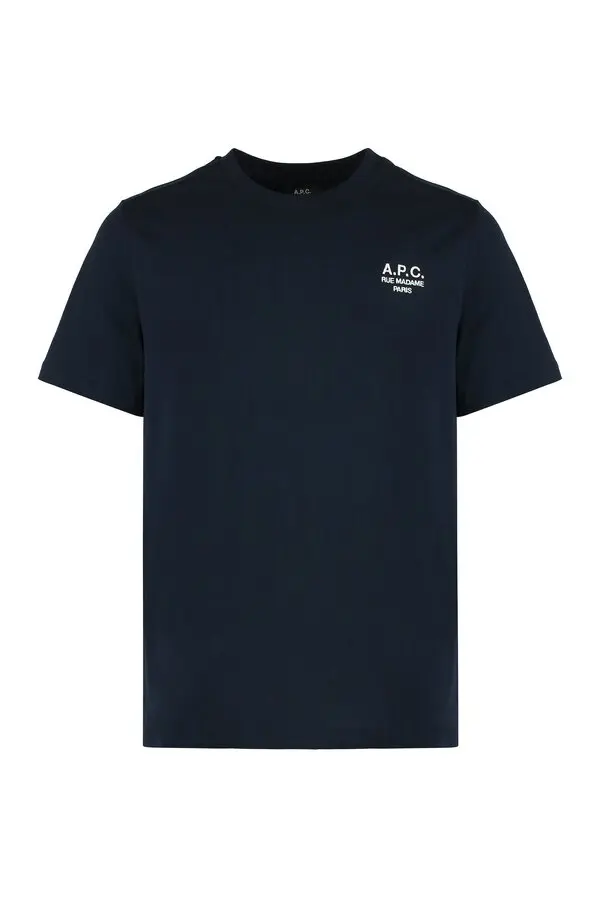 A.p.c. Standard Cotton Crew-neck T-shirt - Blue