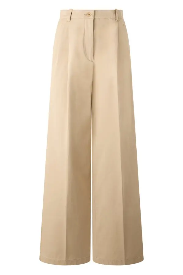 A.p.c. High-waist Baggy Cotton Trousers