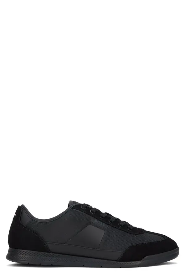 BOSS Low-top Sneakers With Leather Accents