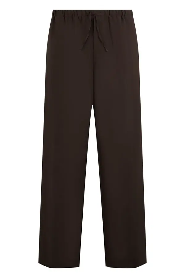 BOSS Virgin Wool Drawstring Loose Pants