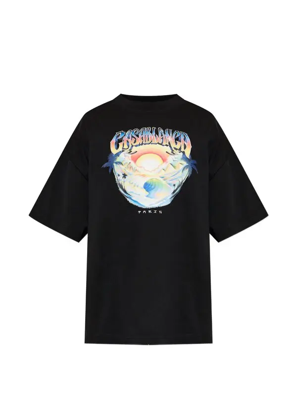 Casablanca Classic T-shirt - Black