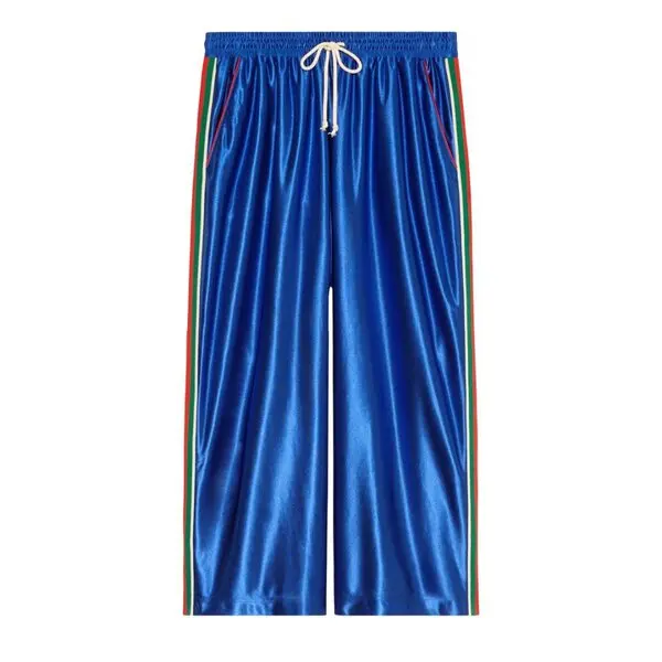 Gucci Designer Straight-leg Pants - Bluette