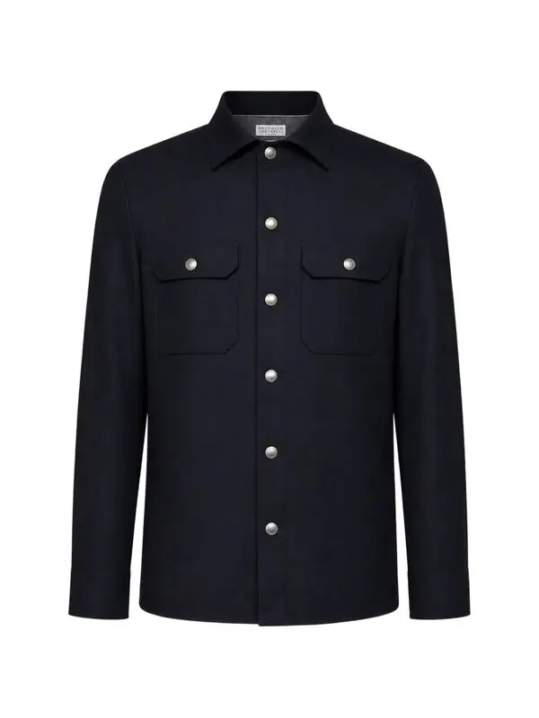 Brunello Cucinelli Automatic Shirt - Navy