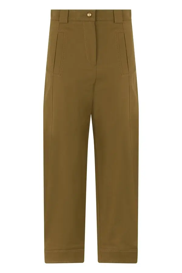 Max Mara Straight Pants With High Waist