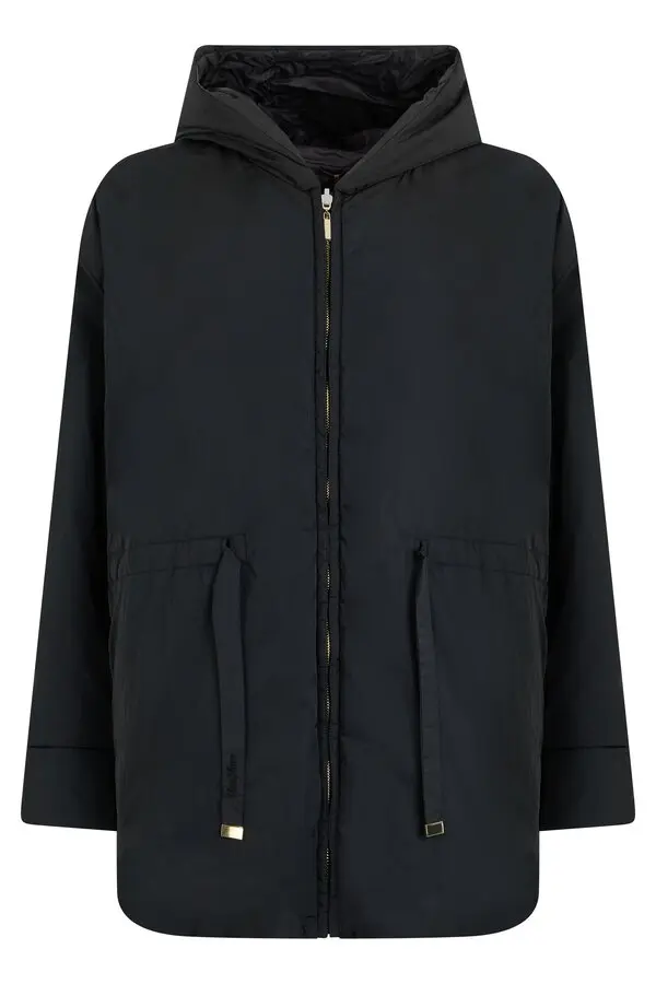 Max Mara Padded Hooded Jacket With Zipper Pockets