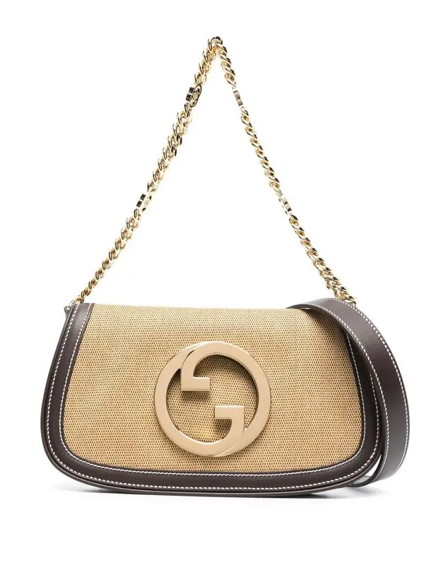 Gucci Blondie Shoulder Handbag - Brwn Bei/c