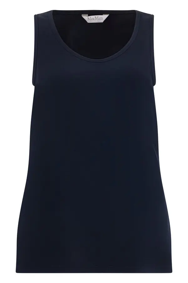 Max Mara Simple Smooth Silk Tank Top