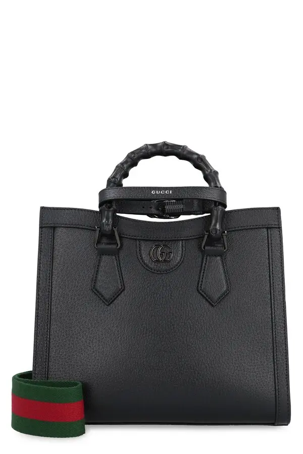 Gucci Mini Pebbled Calfskin Tote Handbag