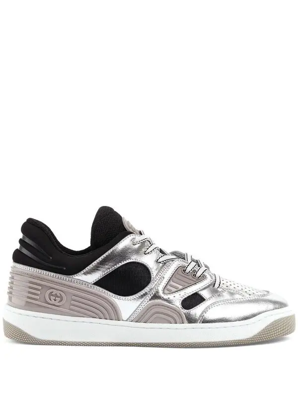 Gucci Designer Sneaker - Silver/bla