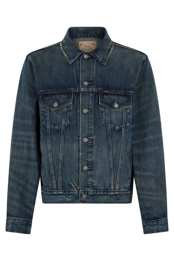 Polo Ralph Lauren Classic Short Cotton Denim Jacket - Blue