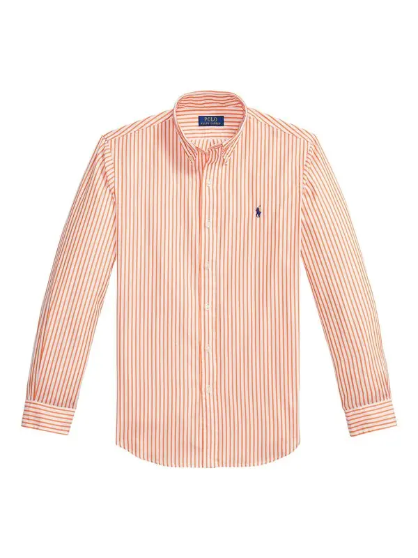 Ralph Lauren Classic 100% Cotton Shirt - Orange