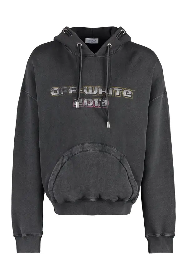 Off-White Logo Print Hoodie