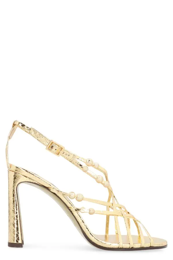 JIMMY CHOO Felice Adjustable Ankle Strap Heeled Sandals