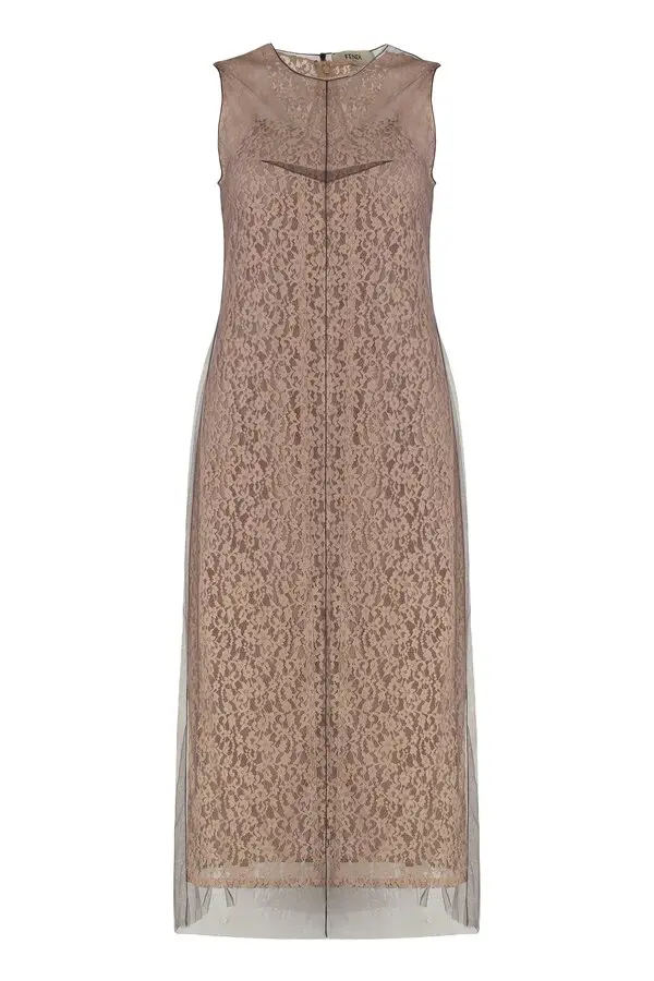 Fendi Lace Midi Dress