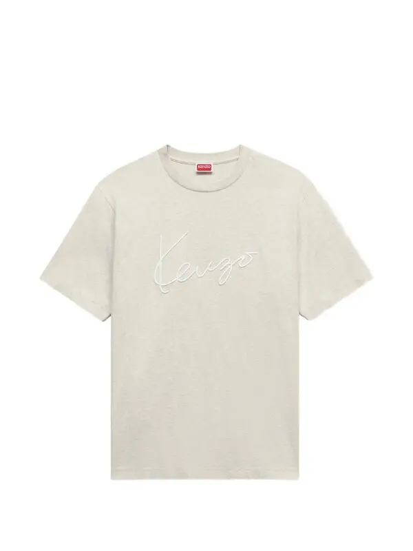 Kenzo Signature Classic T-shirt For - Palegrey
