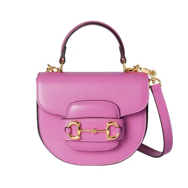 Gucci Michel Horsebit Handbag - Librepink