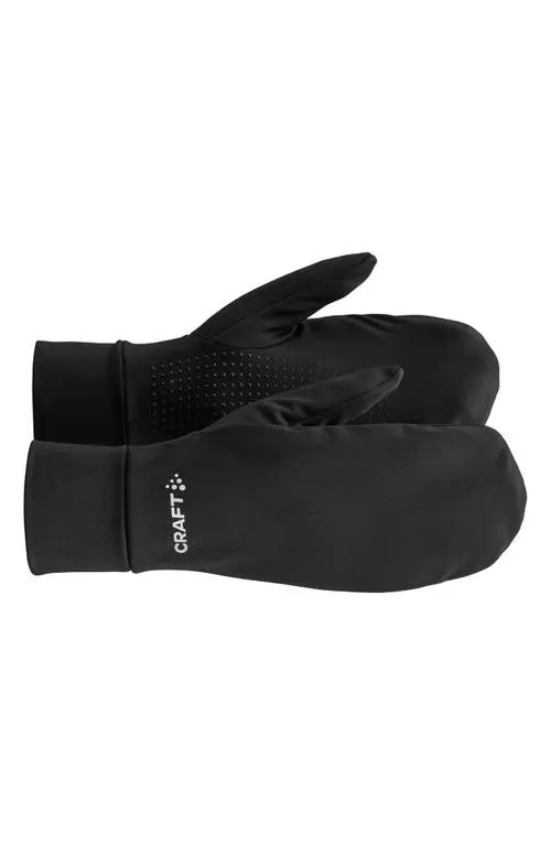CRAFT Mittens With Textured Gripper Palms - Black