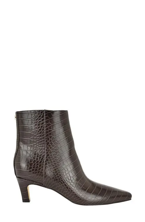 Calvin Klein Promise Kitten Heel Bootie - Brown