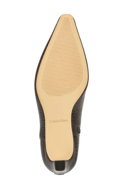Calvin Klein Promise Kitten Heel Bootie - Brown