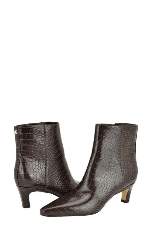 Calvin Klein Promise Kitten Heel Bootie - Brown