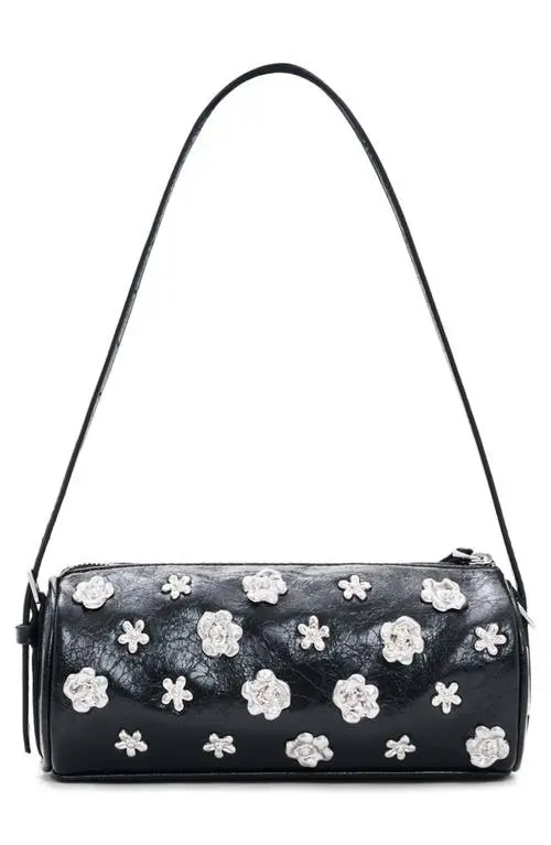 Desigual Small Faux Leather Barrel Shoulder Bag