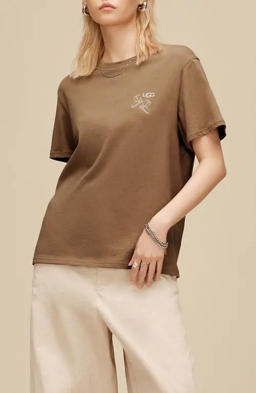 UGG Classic Boot Graphic T-shirt - Coffee Grounds