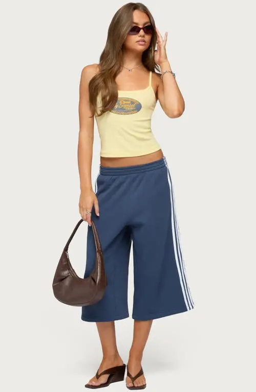 EDIKTED Hawaii Airlines Stretch Cotton Tank
