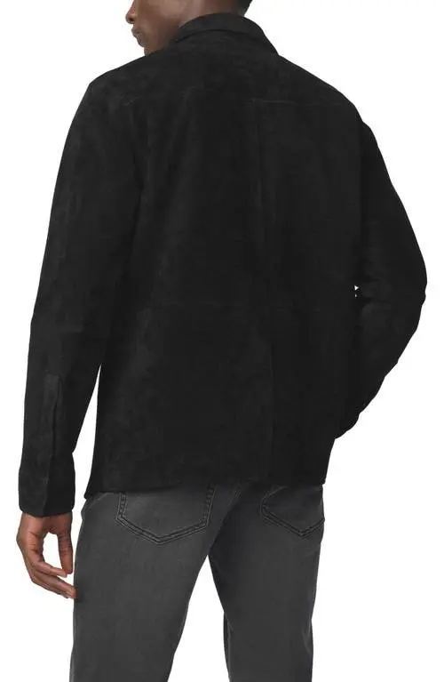 Joe's Jeans Suede Snap-up Overshirt