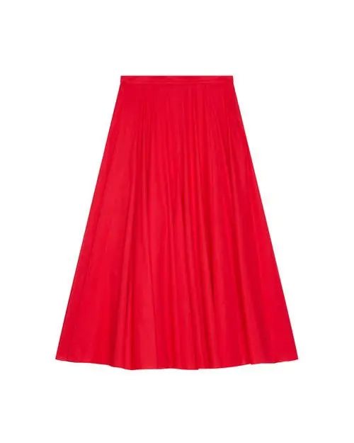Mint Velvet Cotton Full Midi Skirt