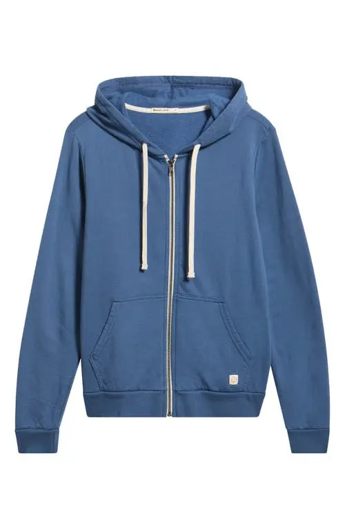 Marine Layer Cotton Blend Zip Front Hoodie