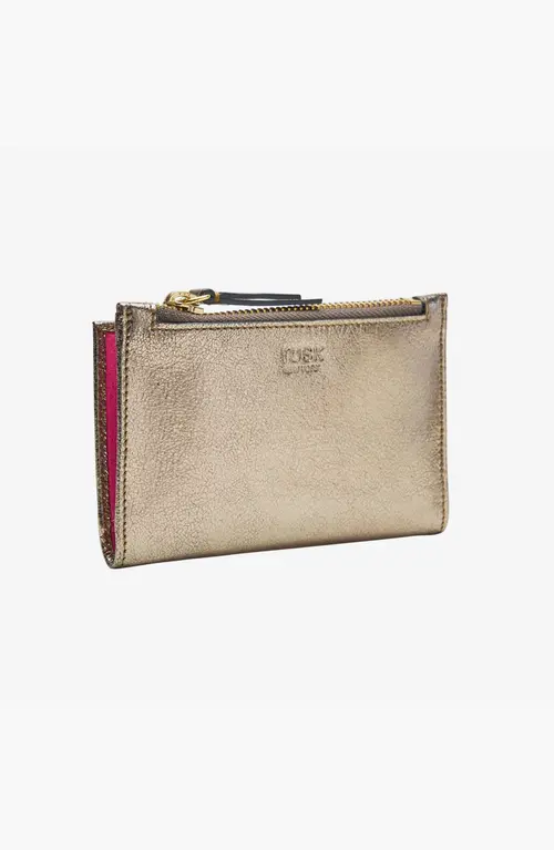 TUSK Jen Slim Card Case With Zip Coin Pocket