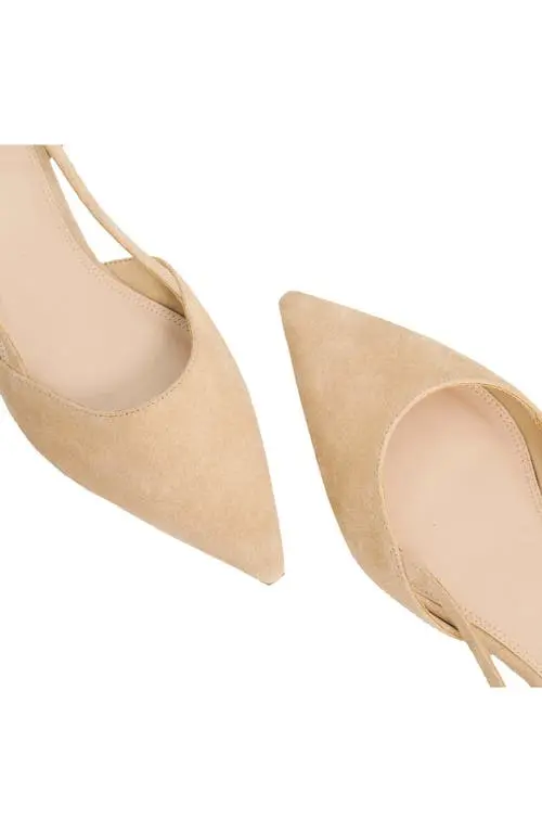 Dune London Homie Leather Slingback Pump