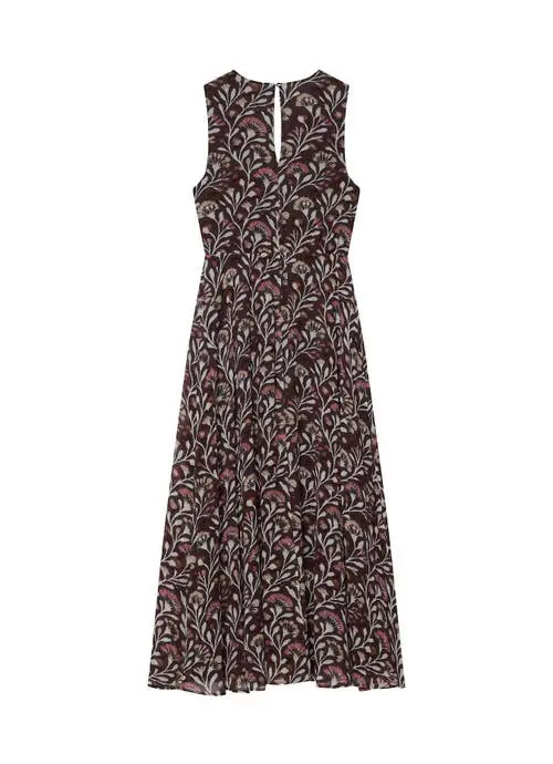 Mint Velvet Sleeveless Floral Print Maxi Dress
