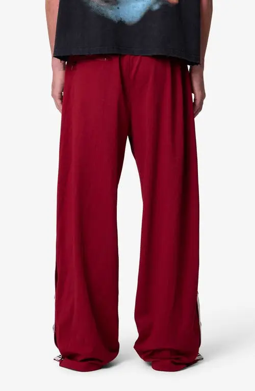 Mnml Side Snap Striped Track Pants